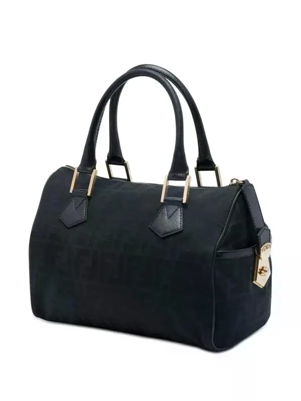 Fendi Zucca Canvas Boston Bag