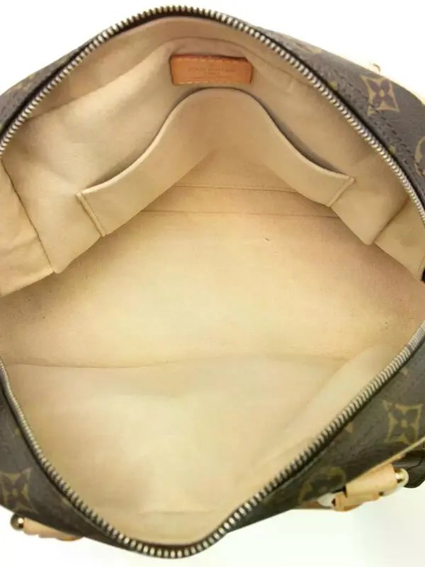 LOUIS VUITTON Monogram Manhattan Pm Handbag - Brown