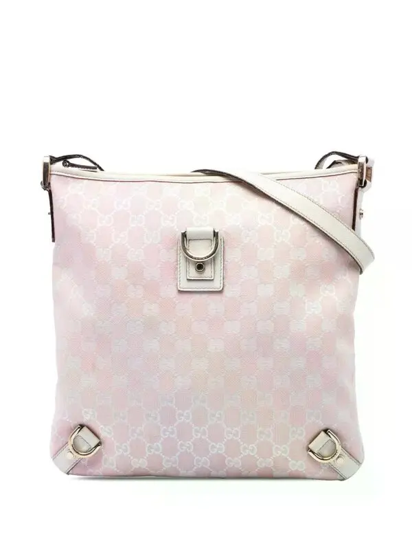 Gucci 2000-2015 Gg Canvas Abbey D Ring Crossbody Bag - Pink