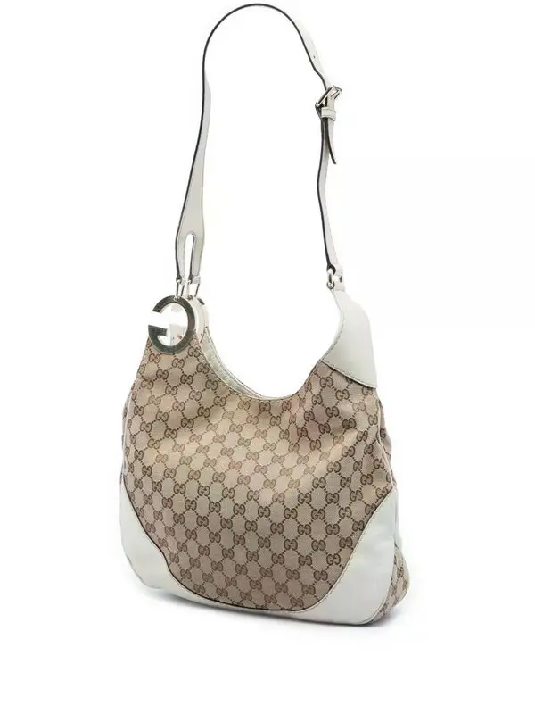 Gucci Gg Canvas Charlotte Crossbody Bag - White