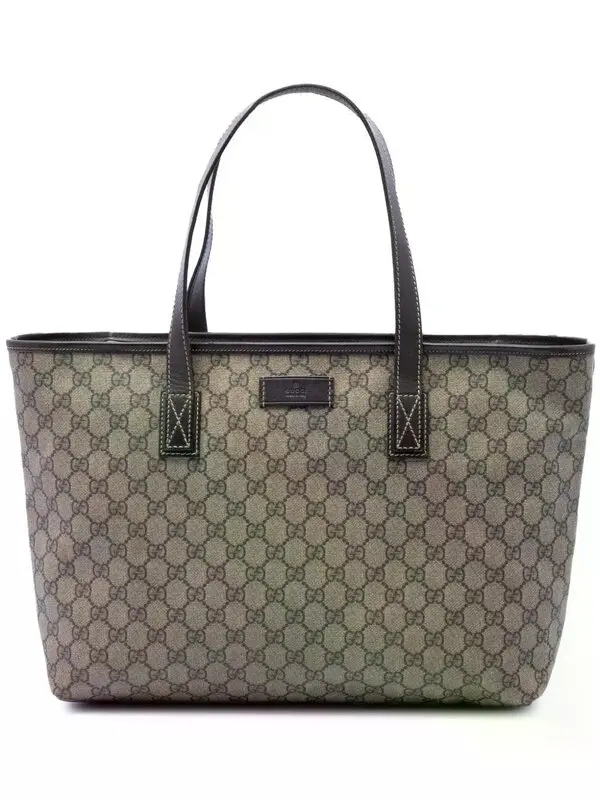 Gucci 2016-2026 Medium Gg Supreme Tote Bag - Neutrals