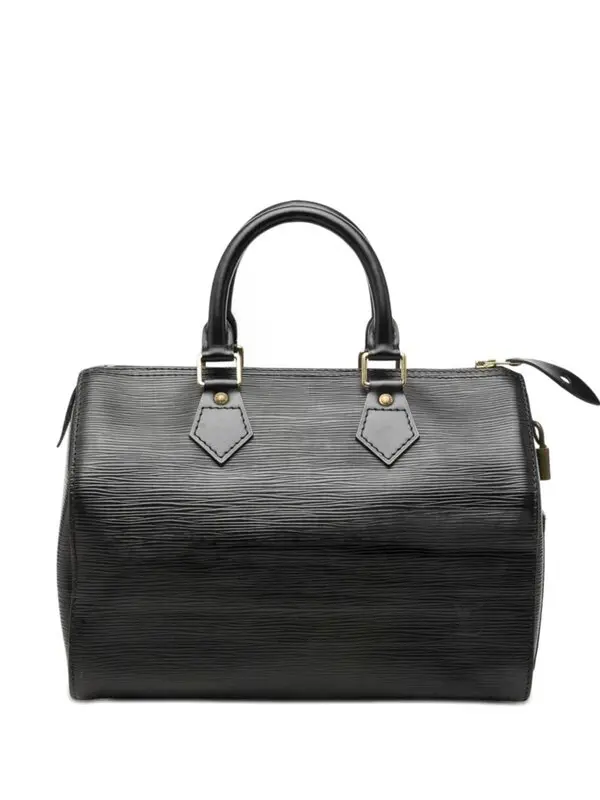 LOUIS VUITTON 1996 Epi Speedy 25 Boston Bag - Black