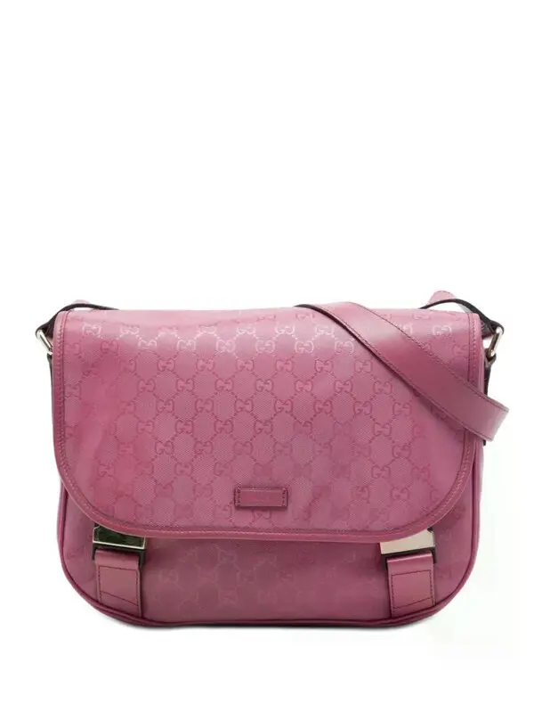 Gucci 2016-2026 Gg Imprime Crossbody Bag - Pink
