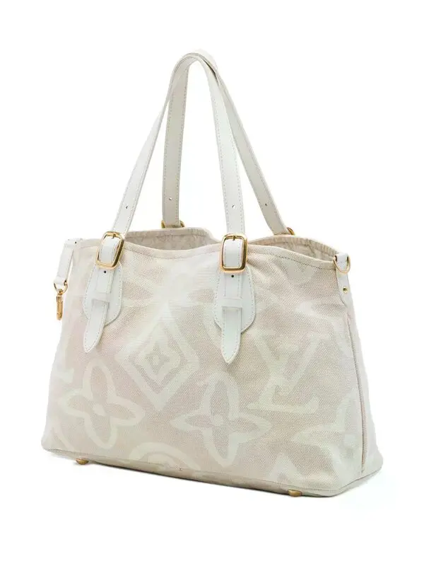 LOUIS VUITTON 2008 Monogram Tahitienne Cabas Pm Tote Bag - Neutrals