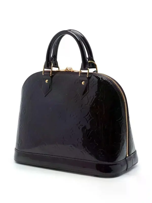 LOUIS VUITTON 2014 Monogram Vernis Alma Pm Handbag