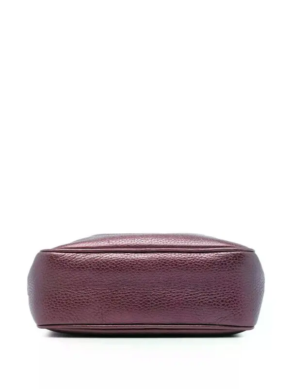 Gucci Metallic Calfskin Soho Disco Crossbody Bag - Red