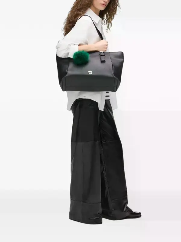 Karl Lagerfeld Large Ikon Pebble Tote Bag