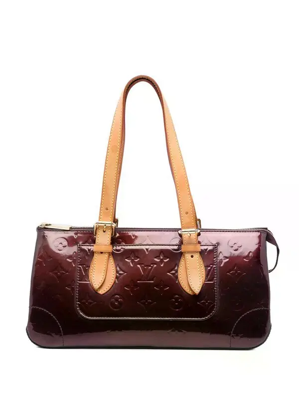 LOUIS VUITTON 2000-2010 Monogram Vernis Rosewood Avenue Shoulder Bag - Purple