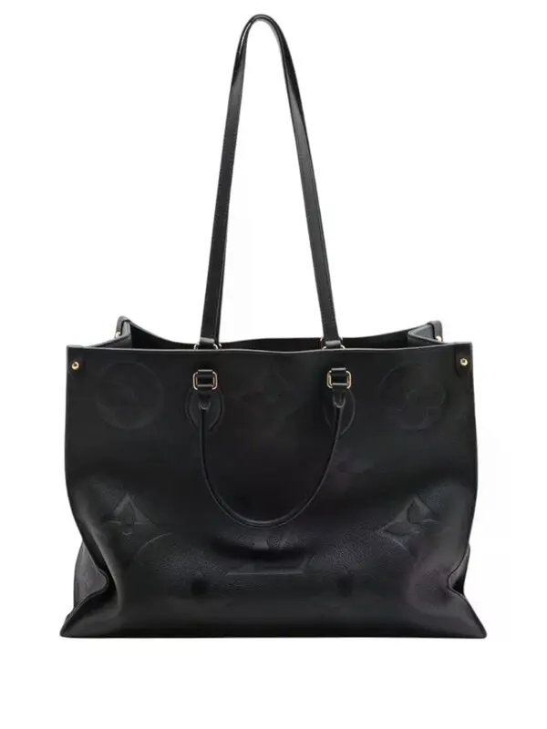 LOUIS VUITTON 2020 Monogram Empreinte Onthego Gm Satchel - Black