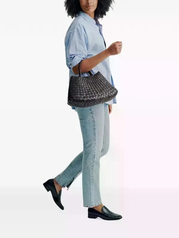 Dragon Diffusion Santa Croce Woven Tote Bag - Black
