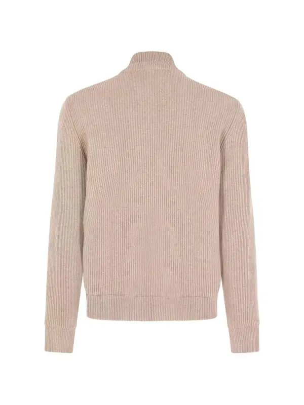 Brunello Cucinelli Suede-panel Cardigan