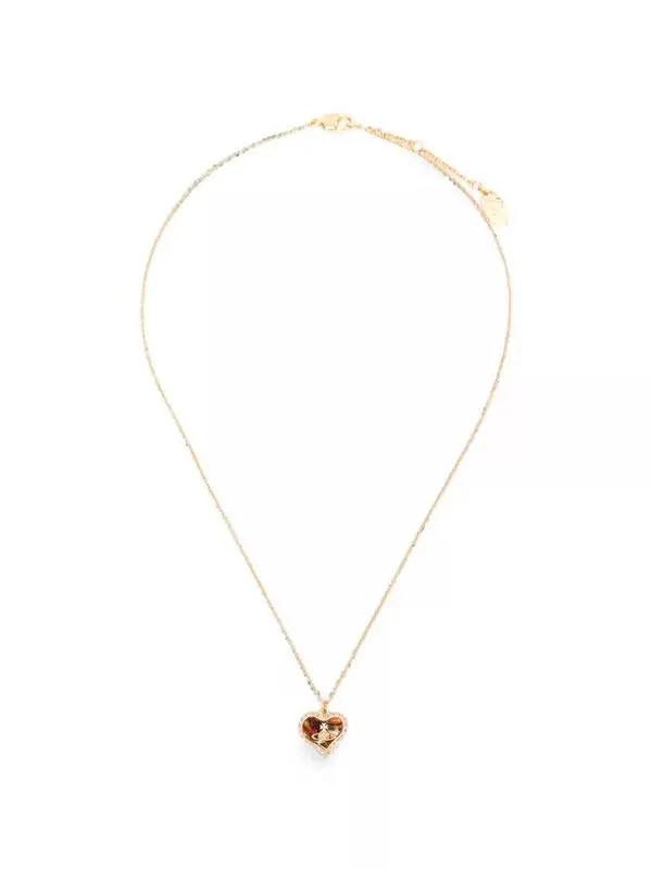 VIVIENNE WESTWOOD Petra Heart Necklace - Gold