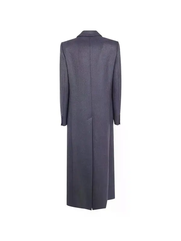 DRHOPE Herringbone Single-breasted Coat