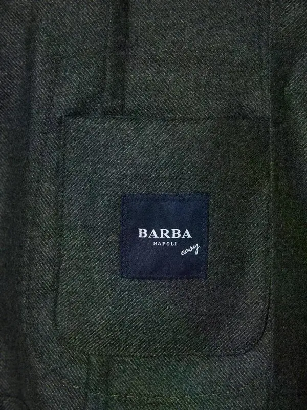 BARBA NAPOLI Single-breasted Notched-lapel Blazer
