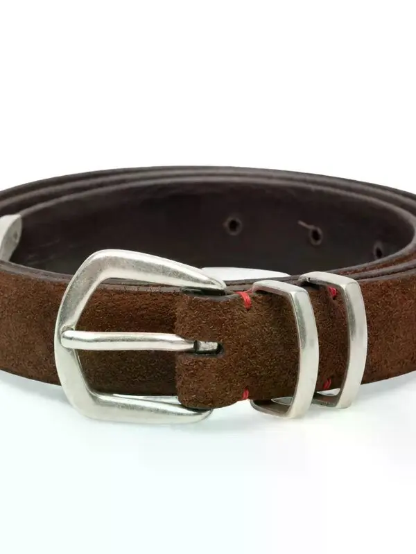 Eleventy Suede Buckle-fastening Belt