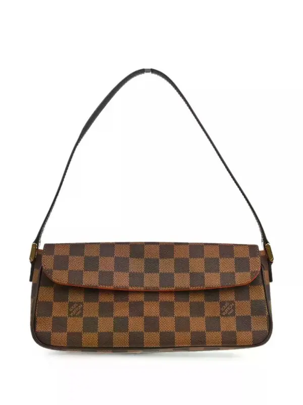 LOUIS VUITTON 2003 Damier Ebène Recoleta Shoulder Bag - Brown