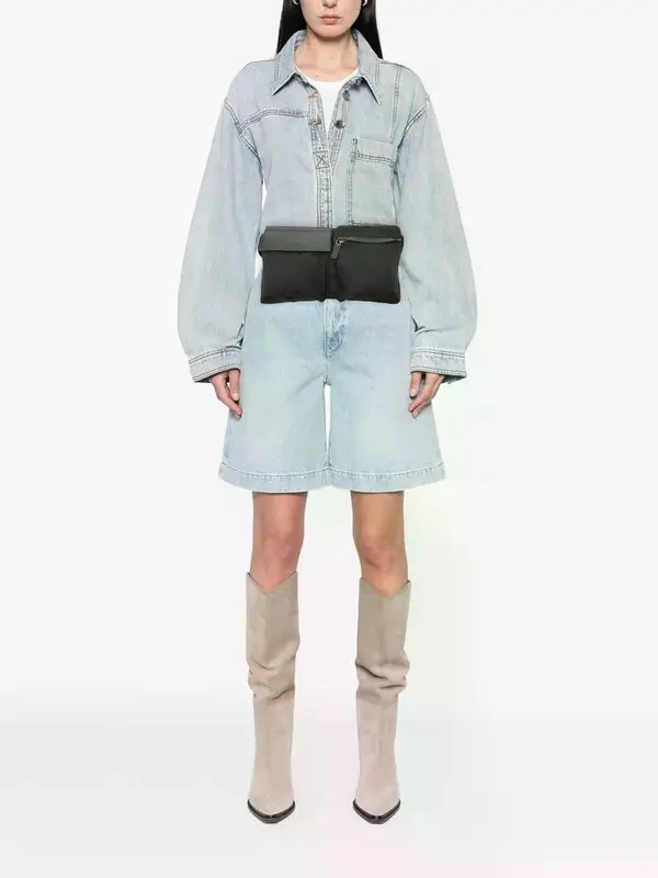 Gucci Gg Canvas Double Pocket Belt Bag