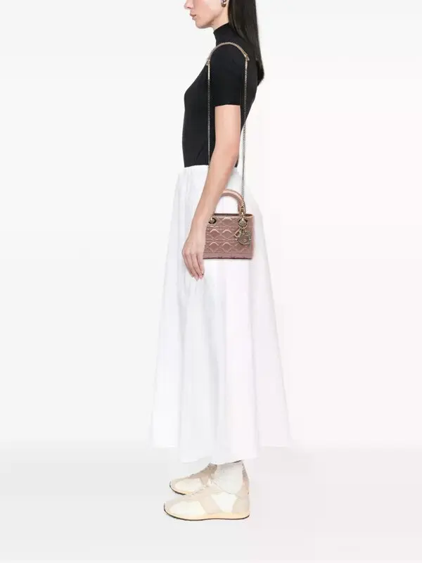 Dior Mini Lady Satchel - Pink