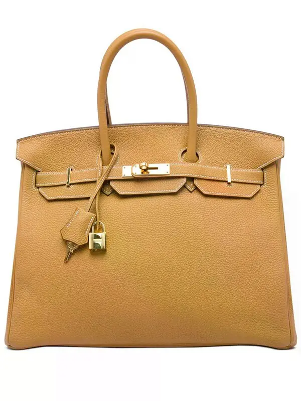 Hermès 2014 Togo Birkin Retourne 35 Handbag - Yellow