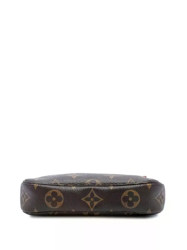 LOUIS VUITTON 2021 Monogram Mini Pochette Accessoires Handbag - Brown