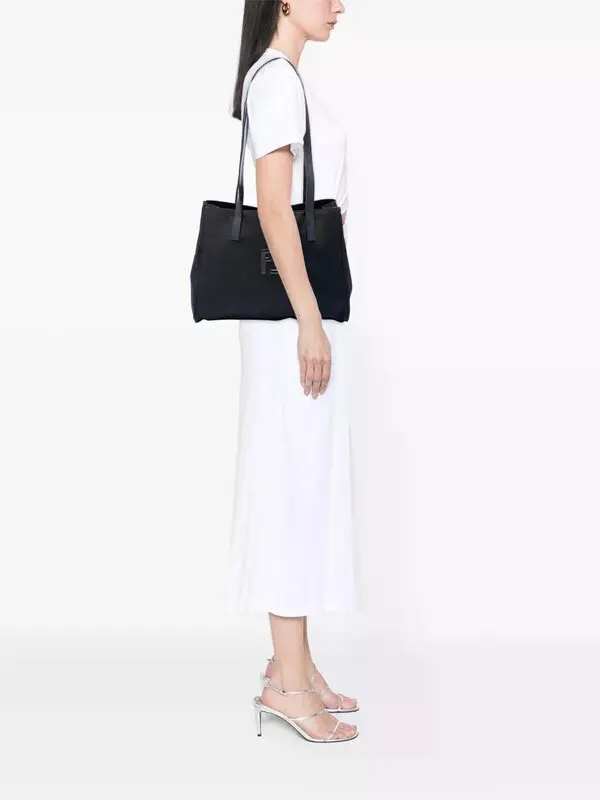 Fendi 1990-2000 Ff Nylon Tote Bag