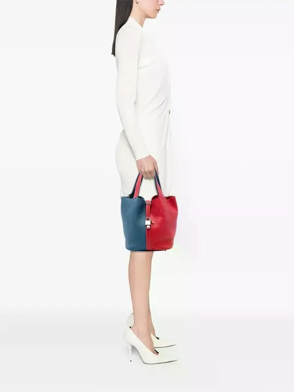 Hermès 2013 Clemence Picotin Lock 26 Handbag - Blue