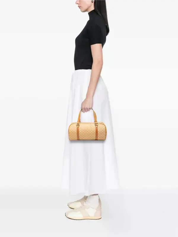 Celine Macadam Coated Canvas Handbag