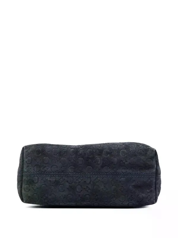 Celine 2000 C Macadam Suede Handbag