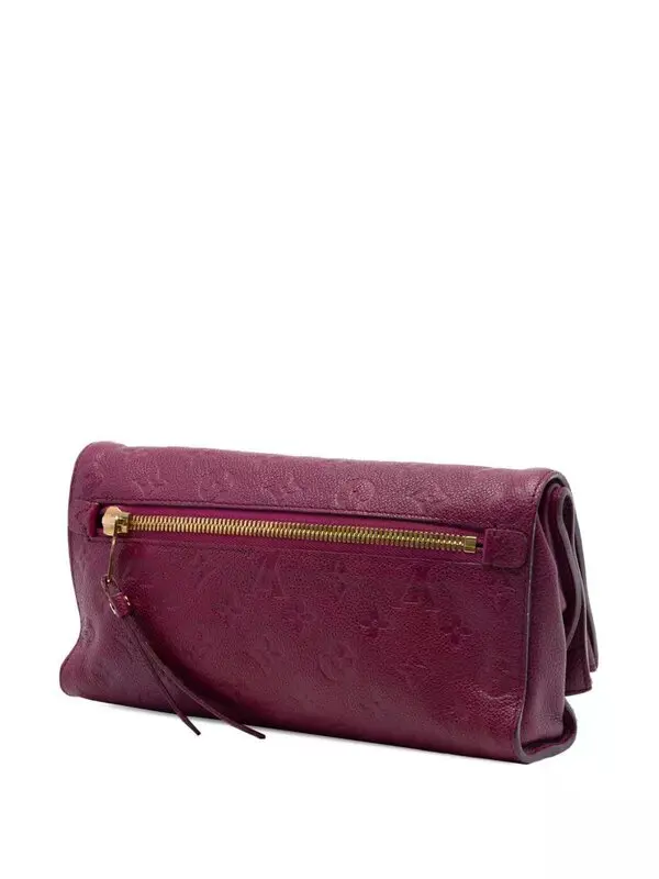 LOUIS VUITTON Monogram Empreinte Clutch Bag - Purple