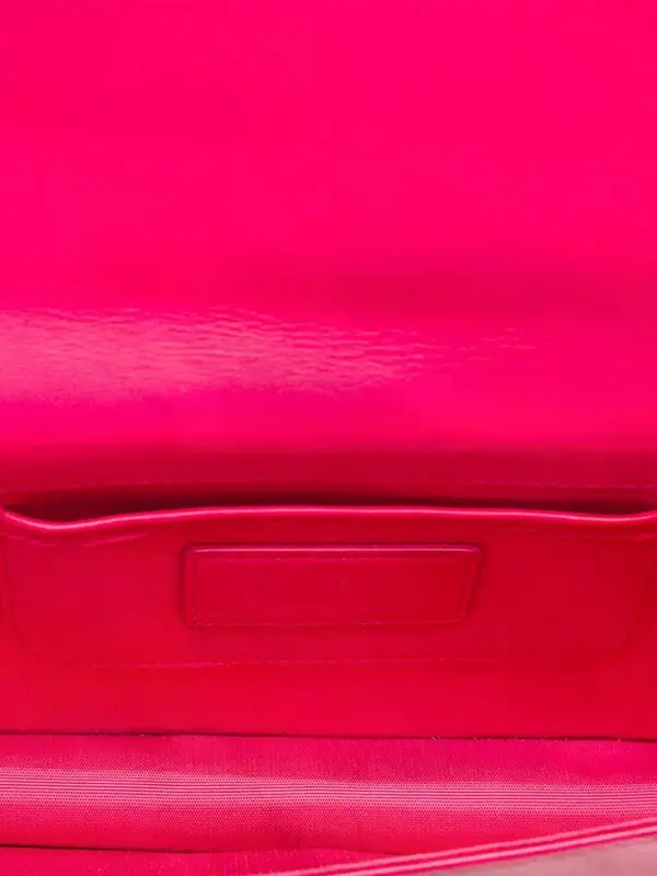 Dior Lambskin Cannage Lady Chain Convertible Clutch Crossbody Bag - Pink
