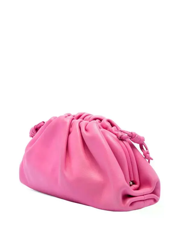 Bottega Veneta Lambskin The Mini Pouch Crossbody Bag - Pink