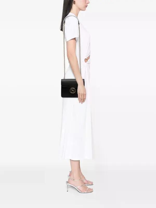 Gucci Small Calfskin Interlocking G Crossbody Bag