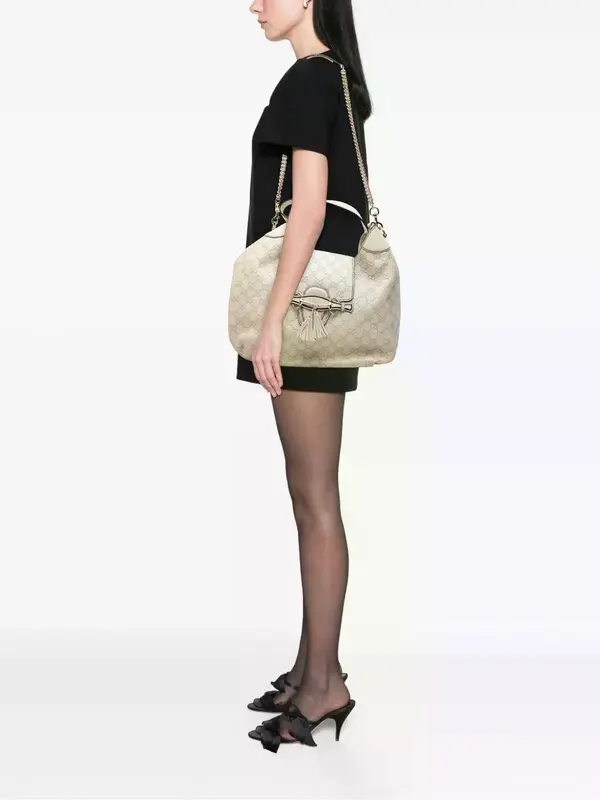 Gucci 2000-2015 Medium Guccissima Emily Flap Satchel