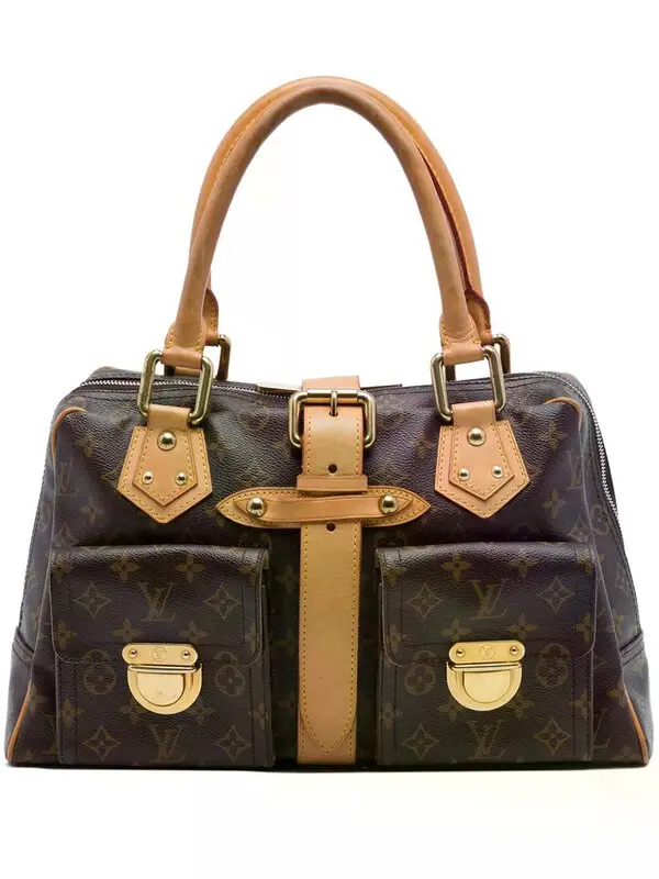 LOUIS VUITTON 2006 Monogram Manhattan Gm Handbag - Brown