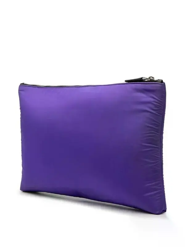 Prada Tessuto Padded Zip Clutch Bag