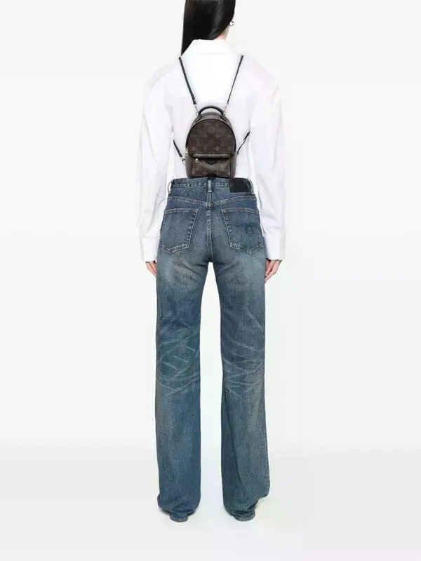 LOUIS VUITTON Monogram Mini Palm Springs Backpack - Brown