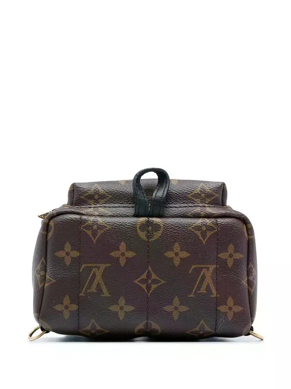 LOUIS VUITTON Monogram Mini Palm Springs Backpack - Brown