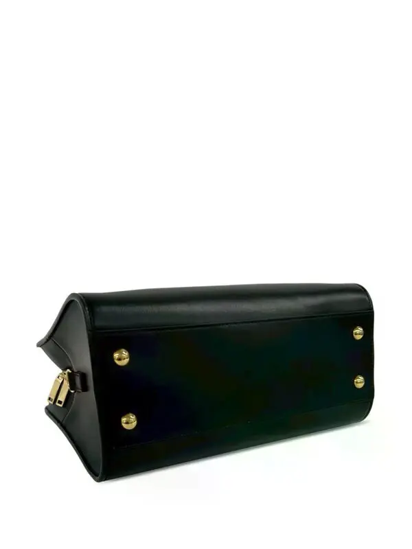 Saint Laurent 2014-2022 Leather Monogram Cabas Satchel