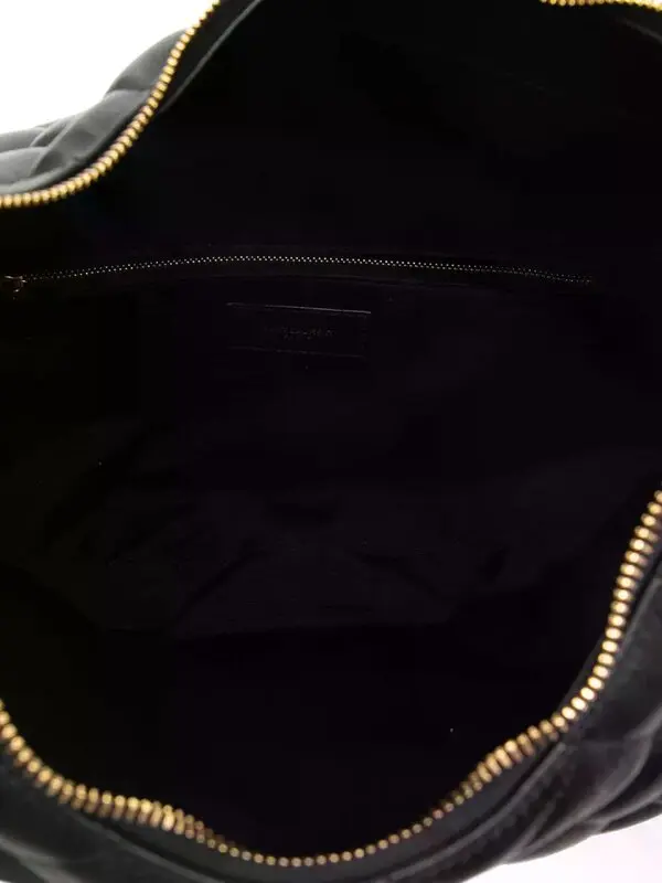 Saint Laurent Quilted Nappa Monogram Icare Hobo Bag