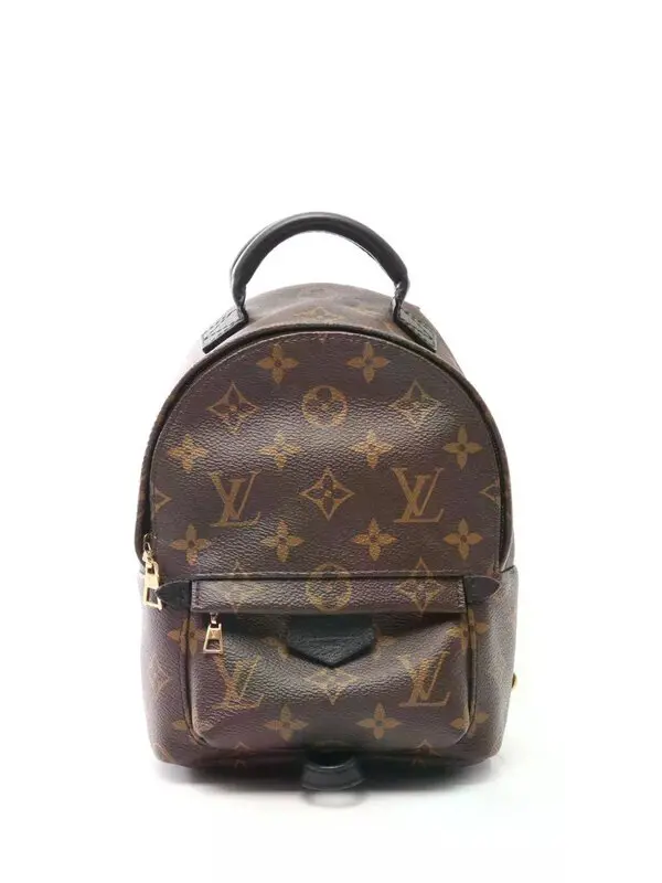 LOUIS VUITTON 2018 Monogram Mini Palm Springs Backpack - Brown