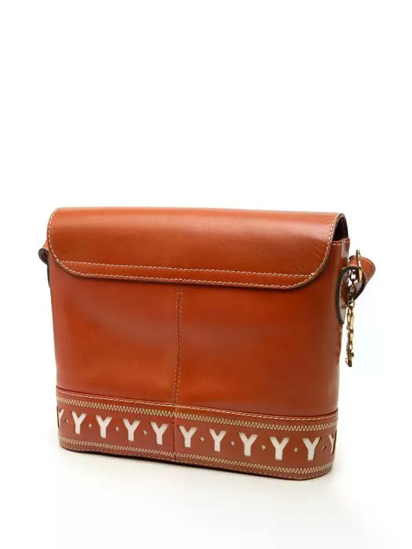 Saint Laurent Y Cut Out Shoulder Bag In Calfskin