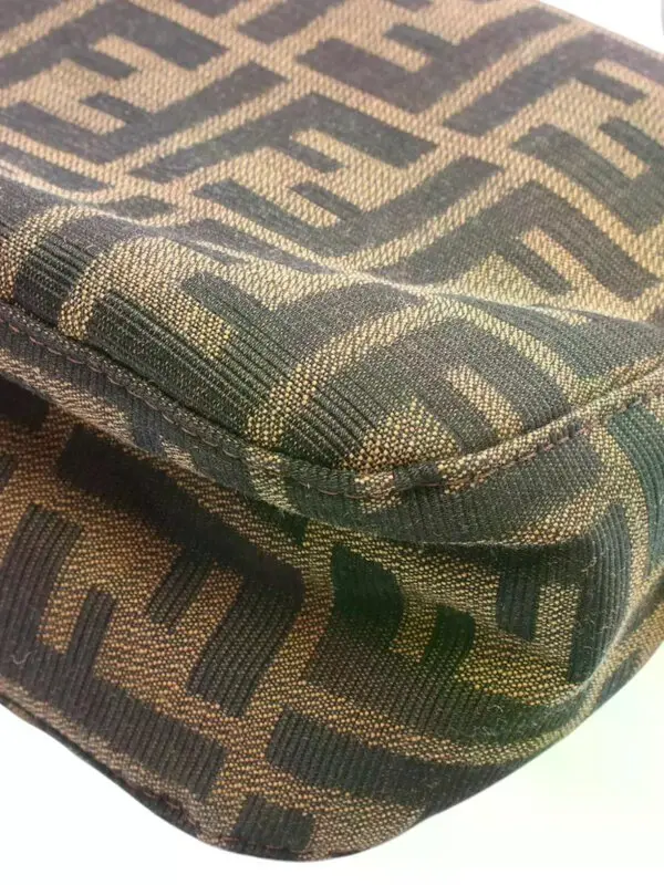 Fendi 2000-2010 Zucca Canvas Shoulder Bag