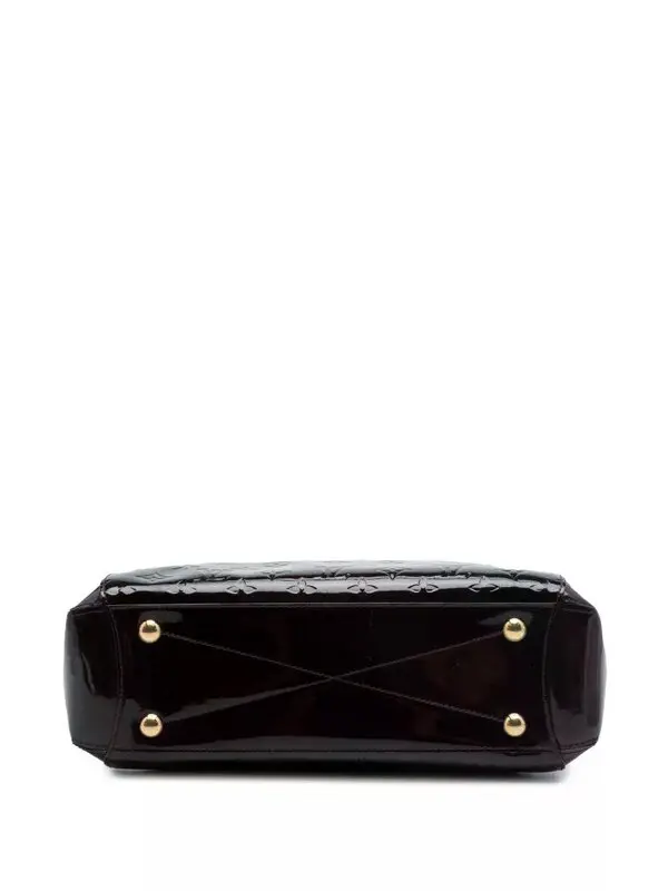 LOUIS VUITTON Monogram Vernis Montaigne Mm Satchel - Purple
