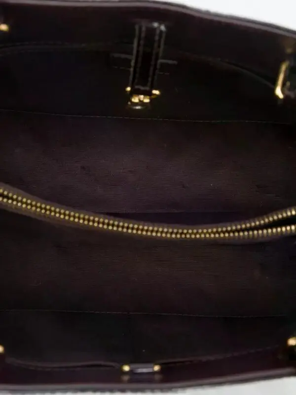 LOUIS VUITTON Monogram Vernis Montaigne Mm Satchel - Purple