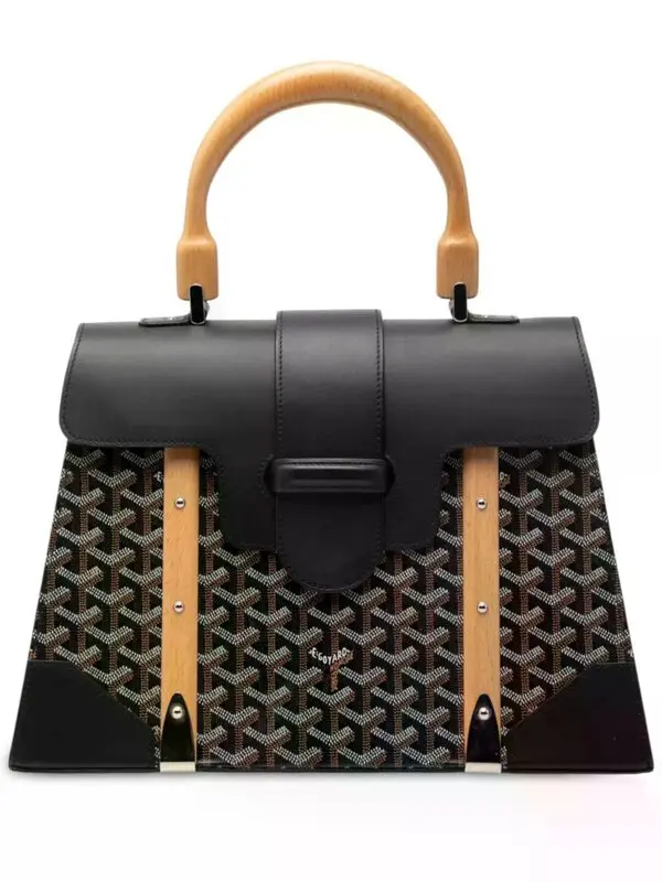 Goyard 2018 Goyardine Saigon Structured Mm Handbag
