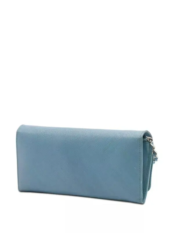 Prada 2010-2026 Saffiano Wallet On Chain Crossbody Bag