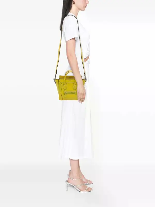 Celine Luggage Tote Satchel - Yellow