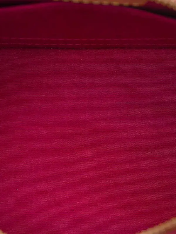 LOUIS VUITTON 2013 Monogram Vernis Alma Bb Satchel - Red