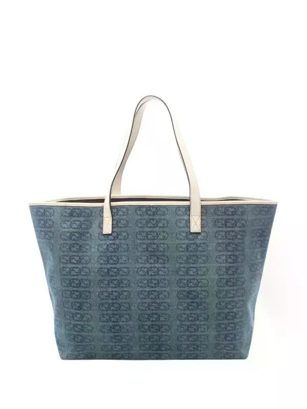 Gucci 2016-2026 Interlocking G Tote Bag - Blue