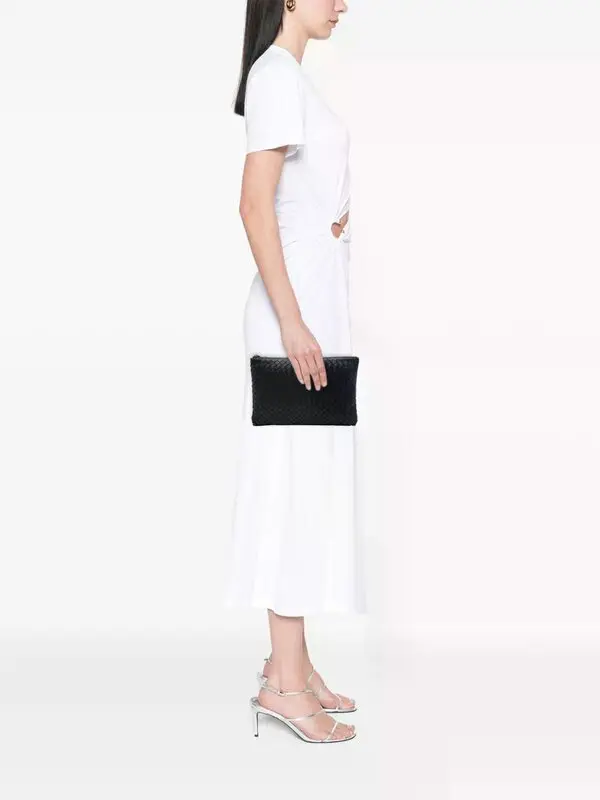 Bottega Veneta 2012-2026 Nappa Intrecciato Clutch Bag - Black